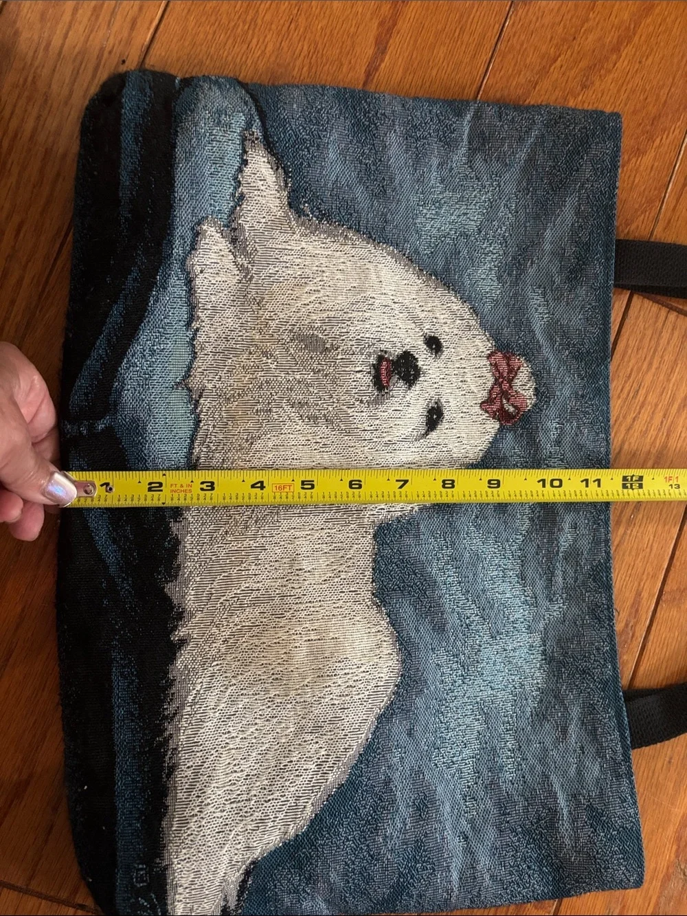 Bags | White Maltese Dog Tote Bag | Poshmark